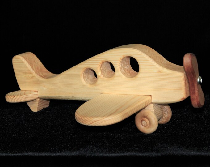 Handmade Wooden Airplane - Etsy