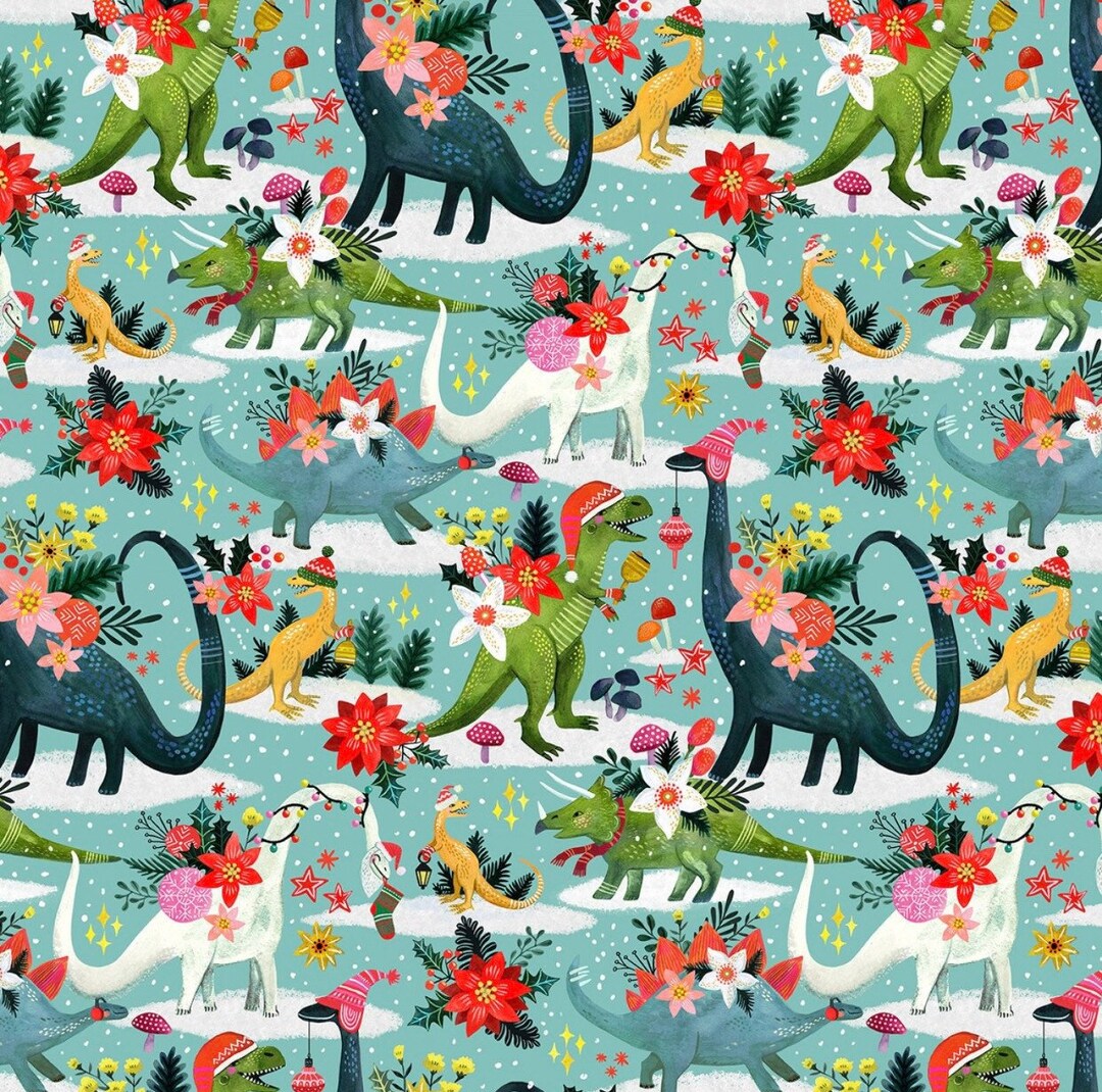 CHR - Christmas Dinosaurs Scrub Cap - Etsy