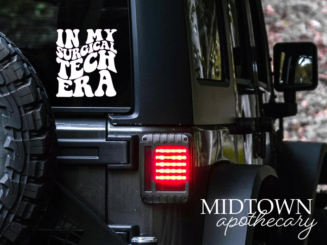 Surgical Tech Era Car Decal/tumbler Decal/laptop Sticker - Etsy