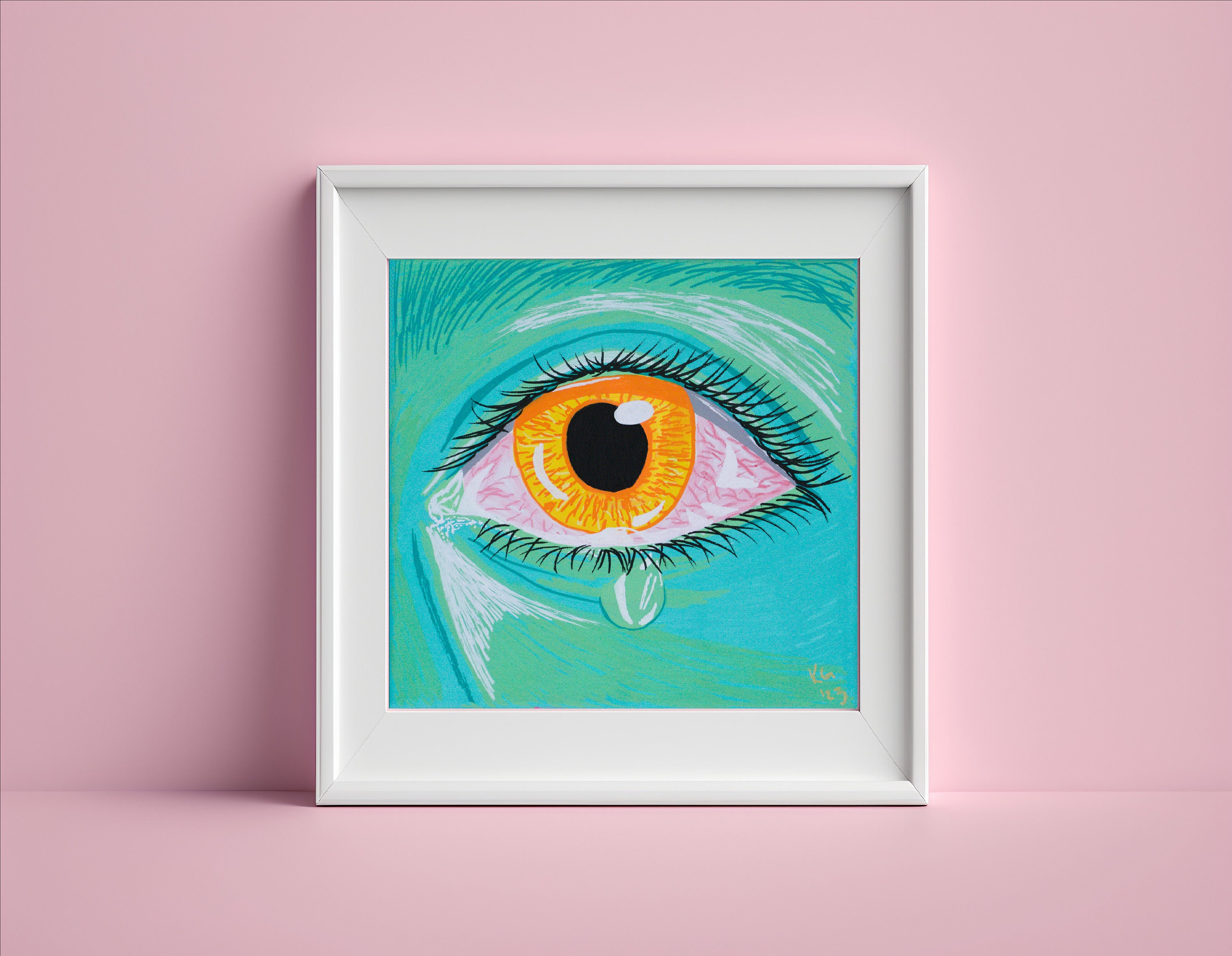 Crying Eye Painting