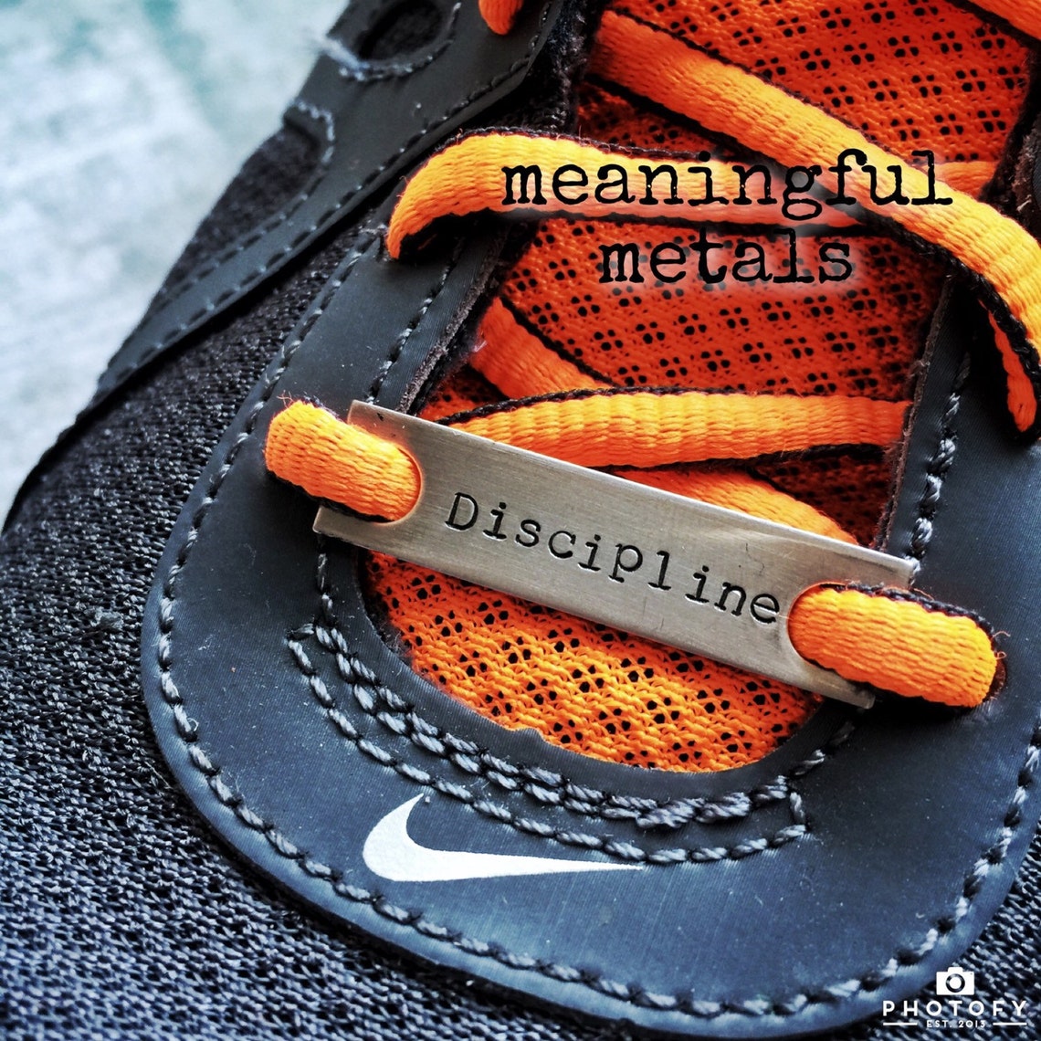 Shoe Tag Runner's Jewelry Discipline Lace Plate - Etsy