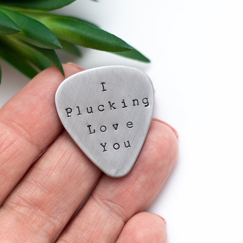 Guitar Pick - I Plucking Love You - Etsy