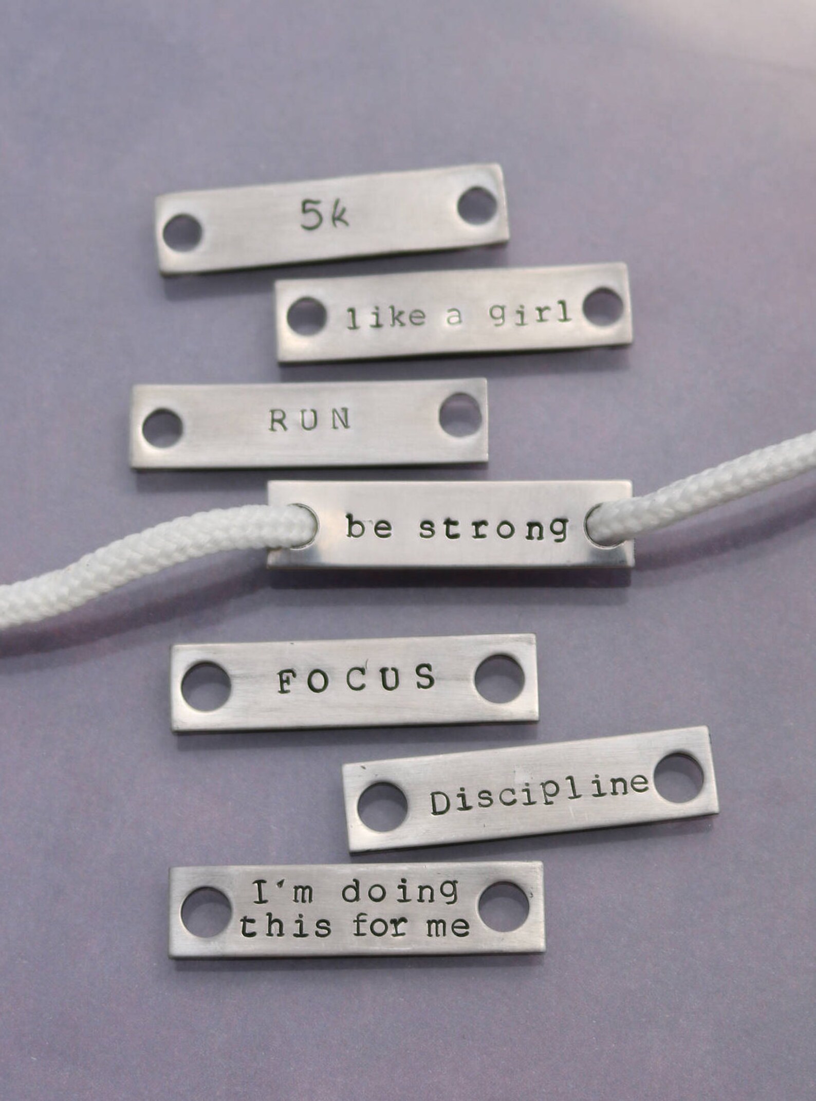 Shoe Tag Runner's Jewelry Discipline Lace Plate - Etsy