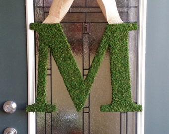 Moss letters | Etsy