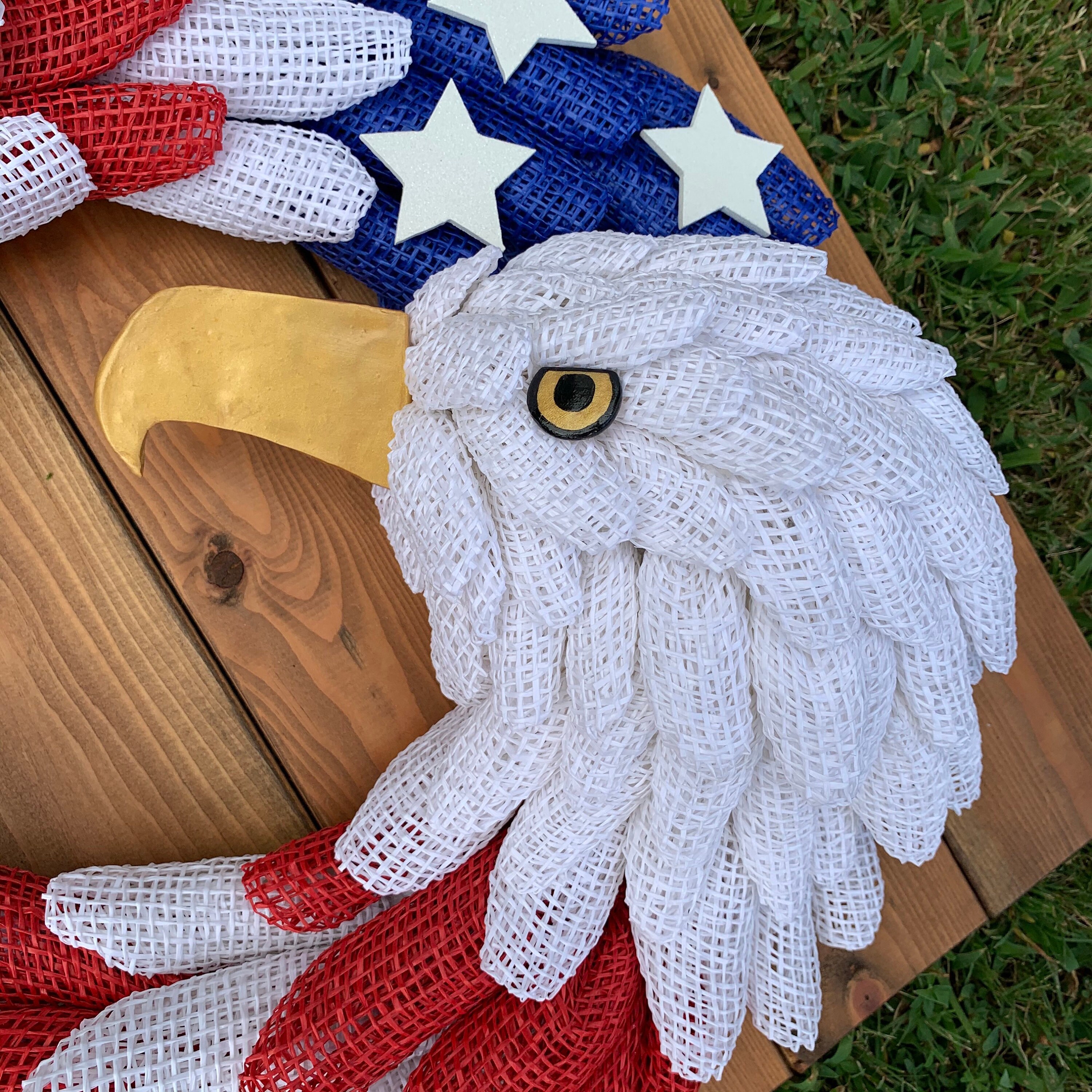 Patriotic Eagle Wreath Tutorial | Etsy