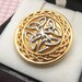 A Lovely Miracle Triangular Design Scottish/celtic Vintage Jewelry ...