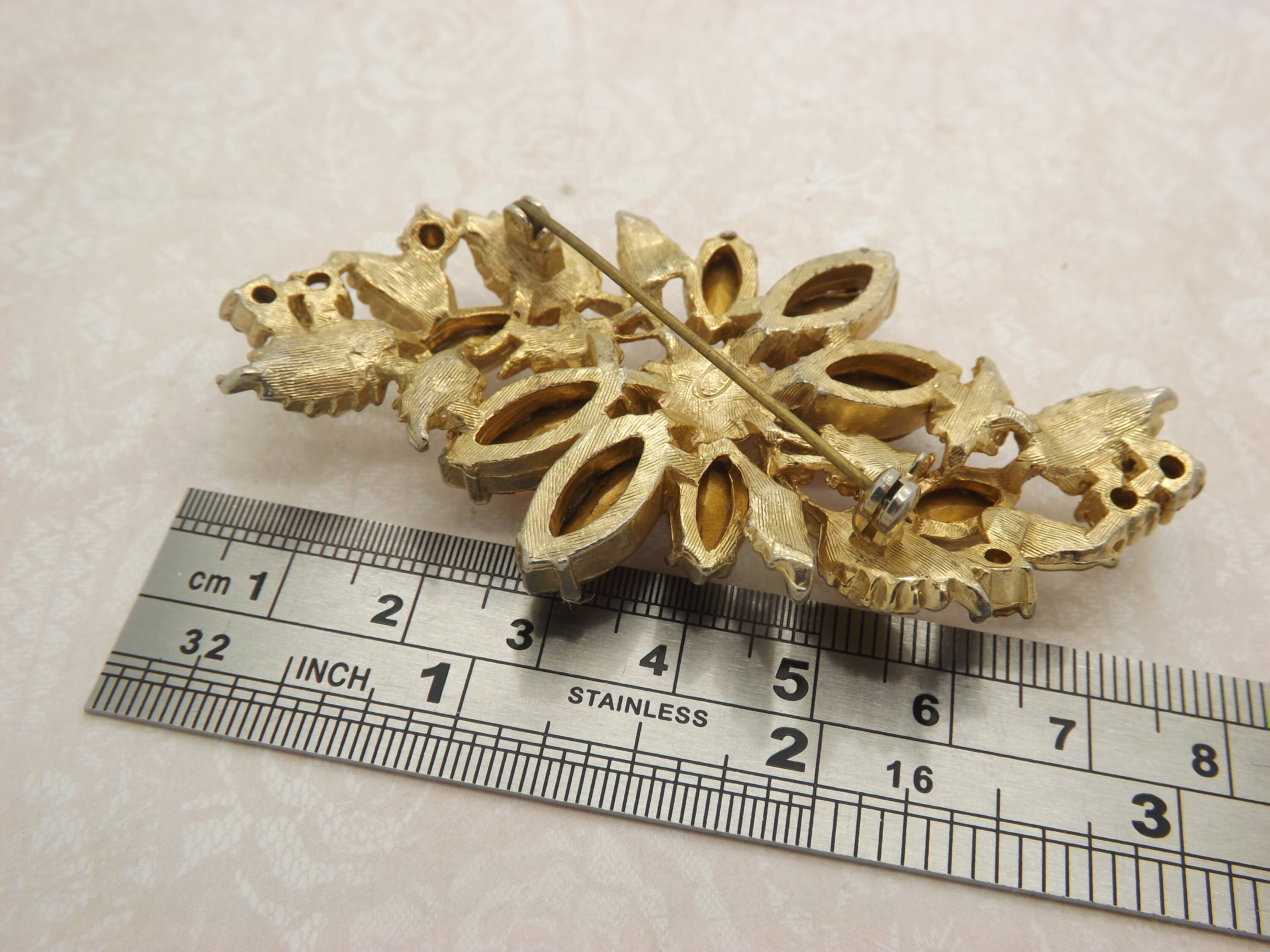 A Fine ' Sphinx ' Flower and Leaf Spray Design Vintage - Etsy