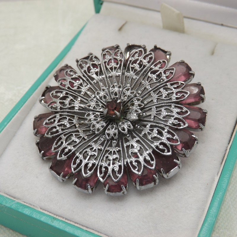 Filigree Brooch - Etsy