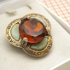 A Lovely Miracle Triangular Design Scottish/celtic Vintage Jewelry ...