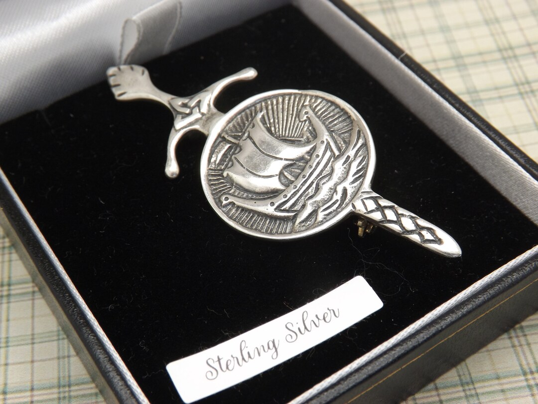 A Rare Iona Scottish / Celtic Sword and Shield by I.M.C Iain Maccormack ...