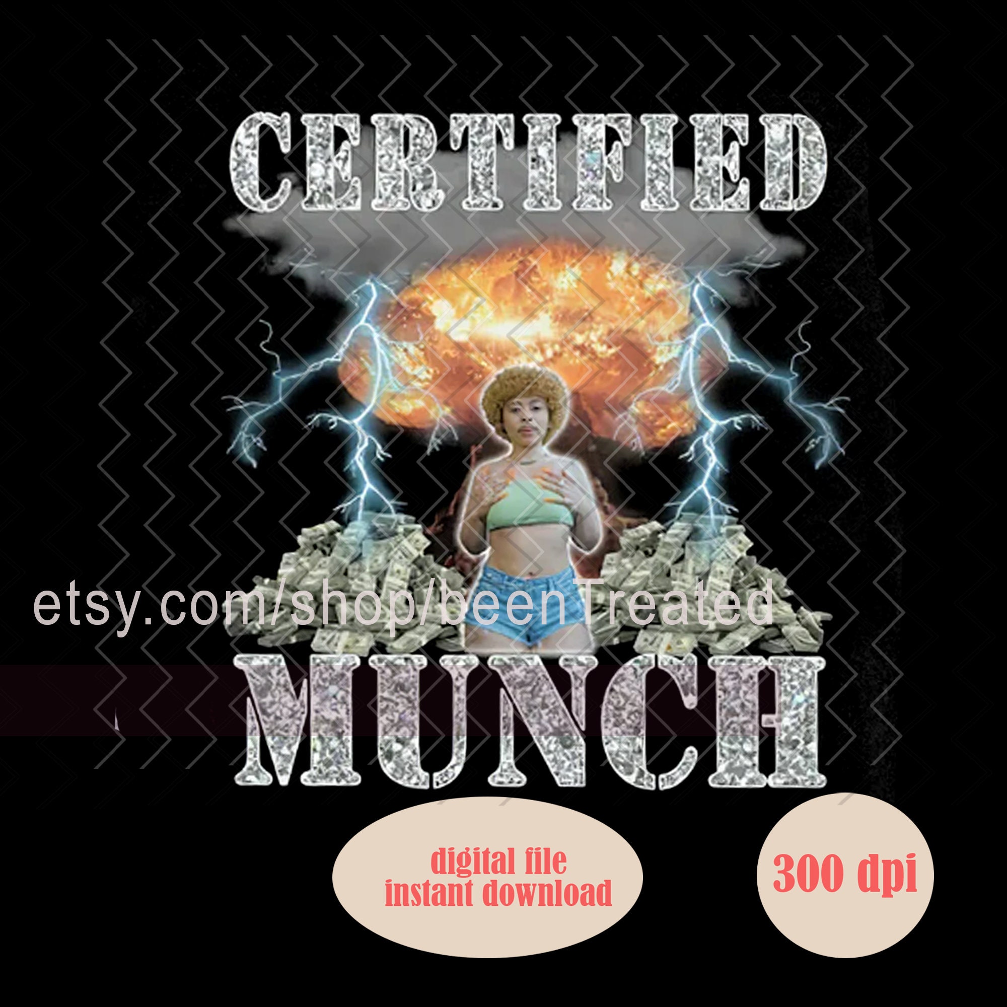 Certified Munch Png File, Certified Munch Proud Ice Spice Rapper Png ...