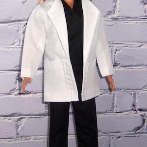White Two Pocket Lab Coat-will Fit 11.5"dolls - Etsy