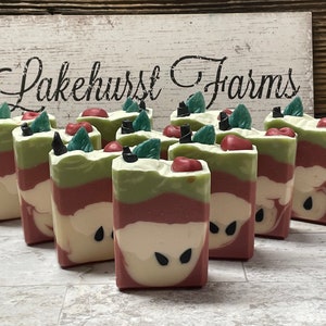 Fresh Picked Apple Cold Process Soap. Artisan Soap. Handmade | Etsy