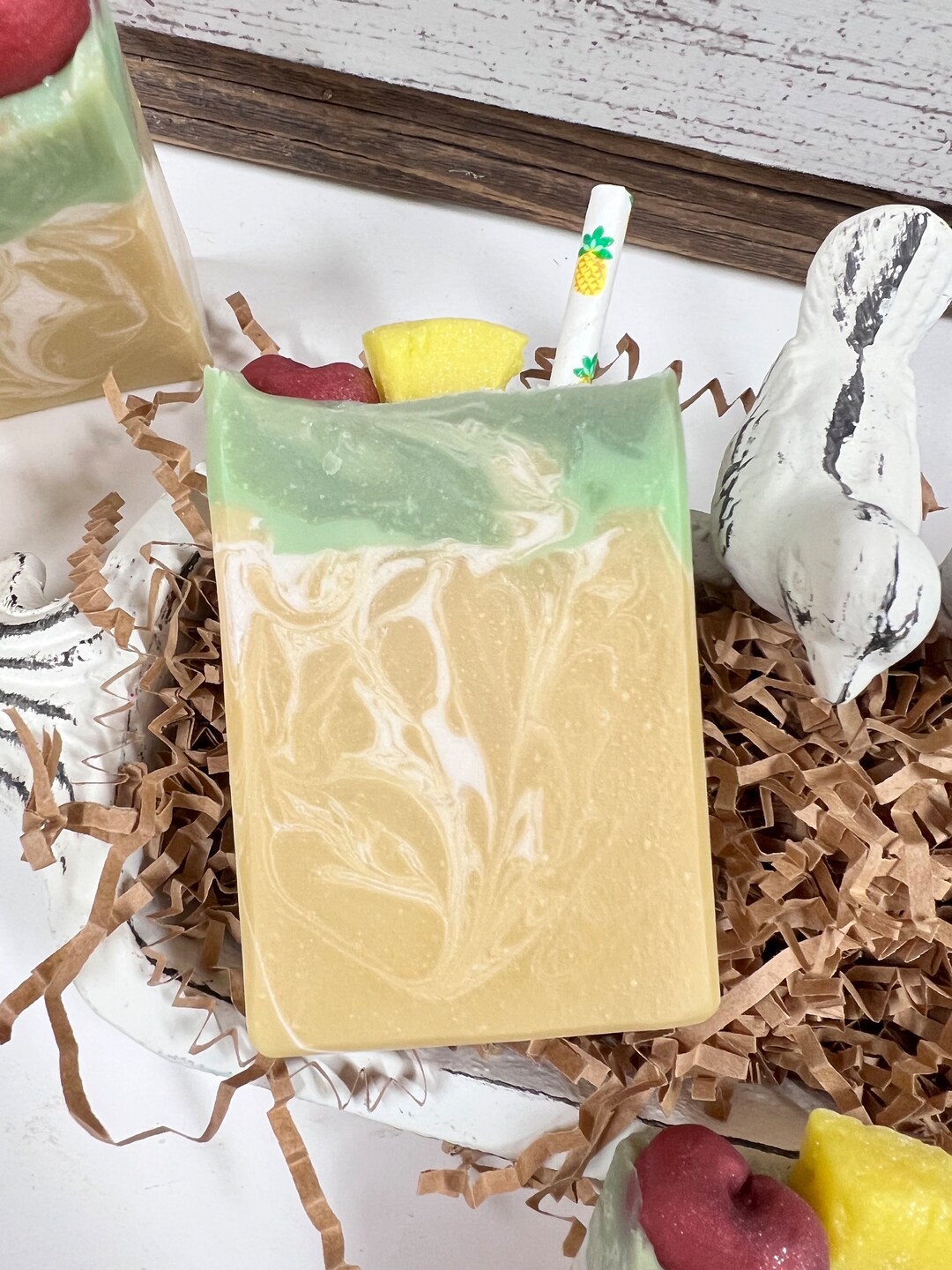 Pina Colada Cold Process Soap. Pineapple. Handmade Soap. Summer Themed ...