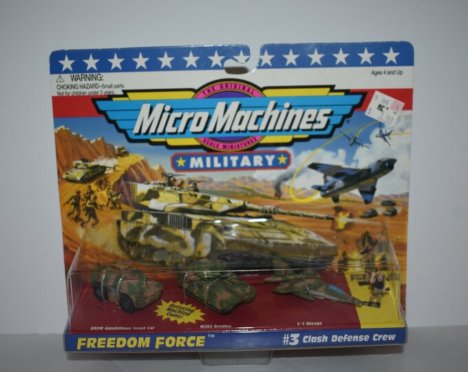 Micro Machines #3 Freedom Force Clash Defense Crew 1995 MOC - Etsy
