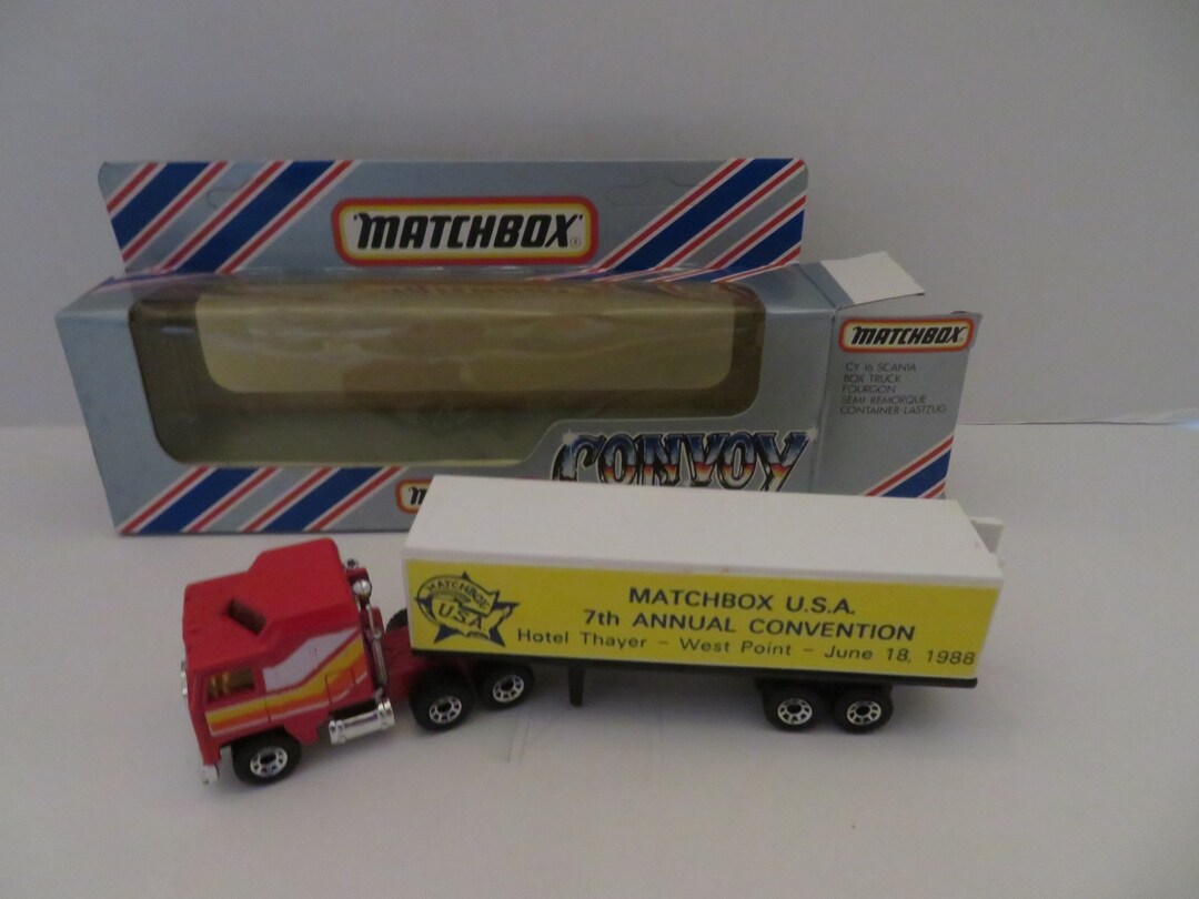 Matchbox Convoy CY-16 Scania Box Truck USA 7th Annual - Etsy