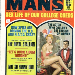Man's Men's Interest Magazine Vol 17 4 MAM April 1969 FN 5.5 - Etsy