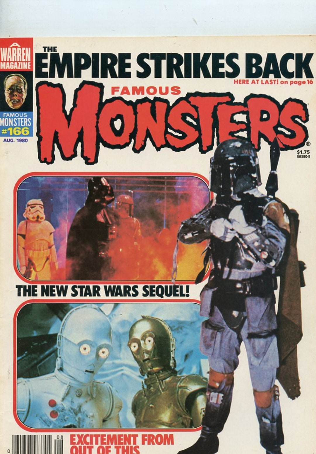 Famous Monsters 166 Star Wars Empire Strikes Back Bobba Fett - Etsy