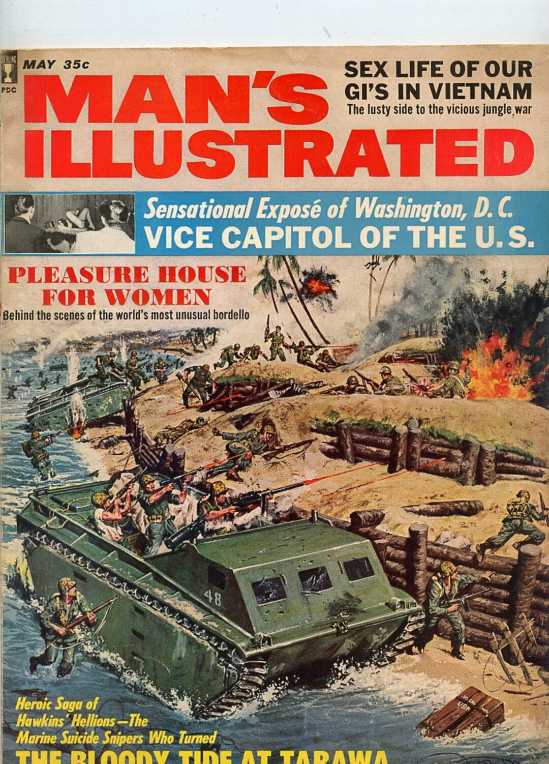 Man's Illustrated Men's Interest Magazine Vol 8 #4 Mayr 1968 VG 4.0 - Etsy