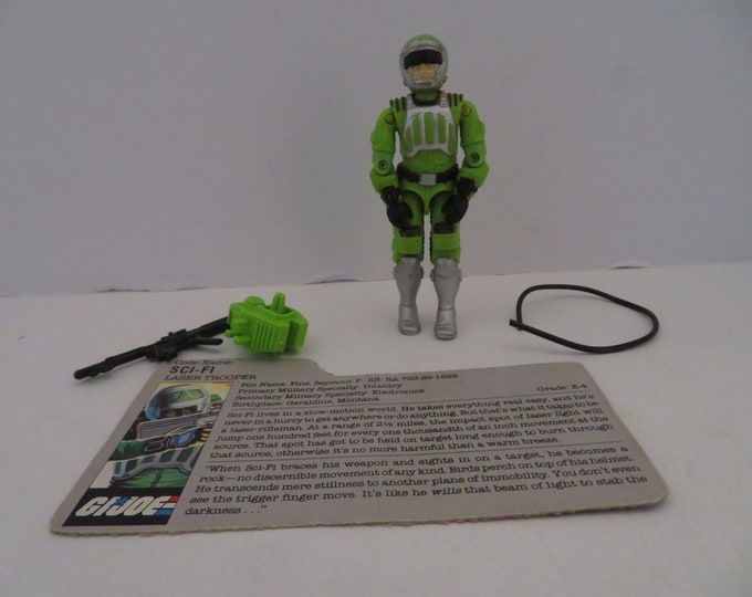 Vintage 1990 GI Joe A Real American Hero SCI-FI Directed Energy Expert ...