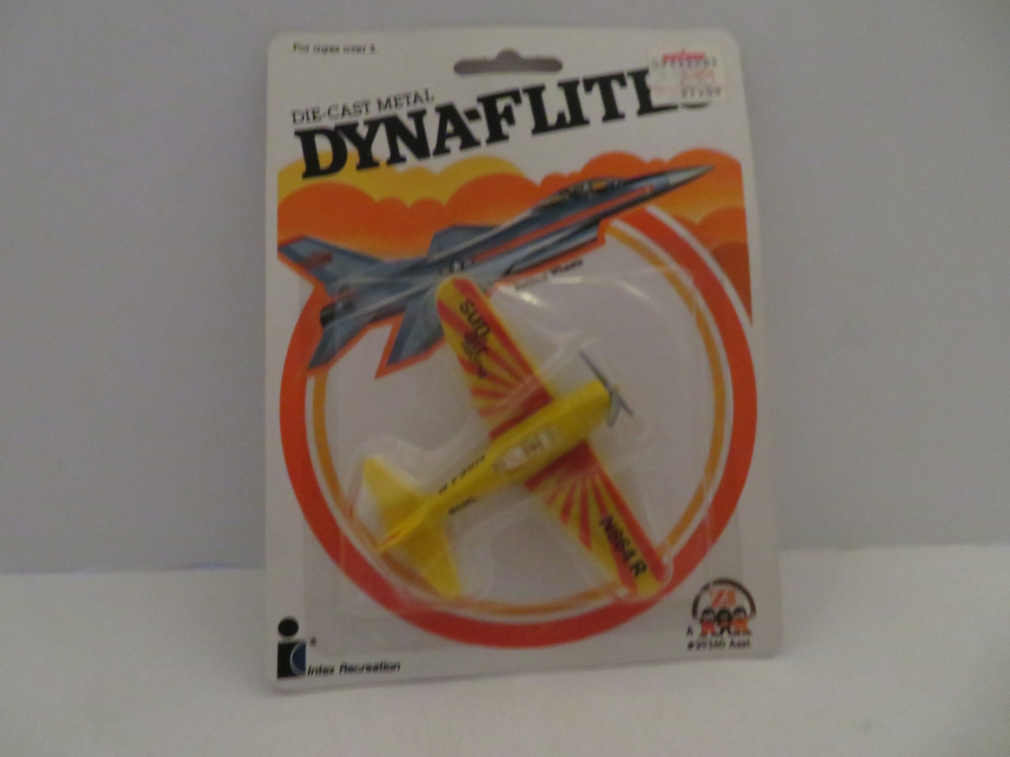 Zee Toys Dyna-flites Sun Air Racing Plane Yellowing 1982 MOC - Etsy