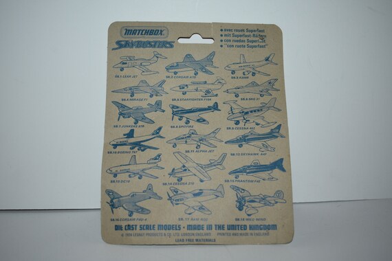Push & Pull Toys Matchbox Skybusters SB15 Phantom F4E French Fighter ...
