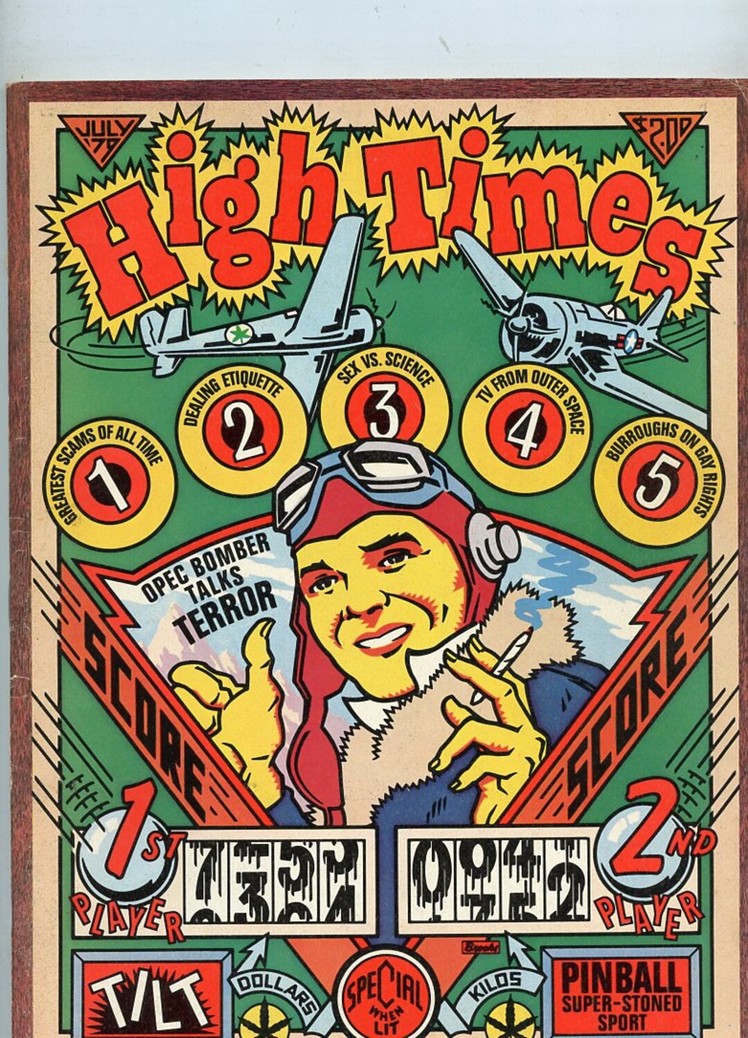 High Times Men's Interest Magazine 47 July 1979 FN 5.5 - Etsy
