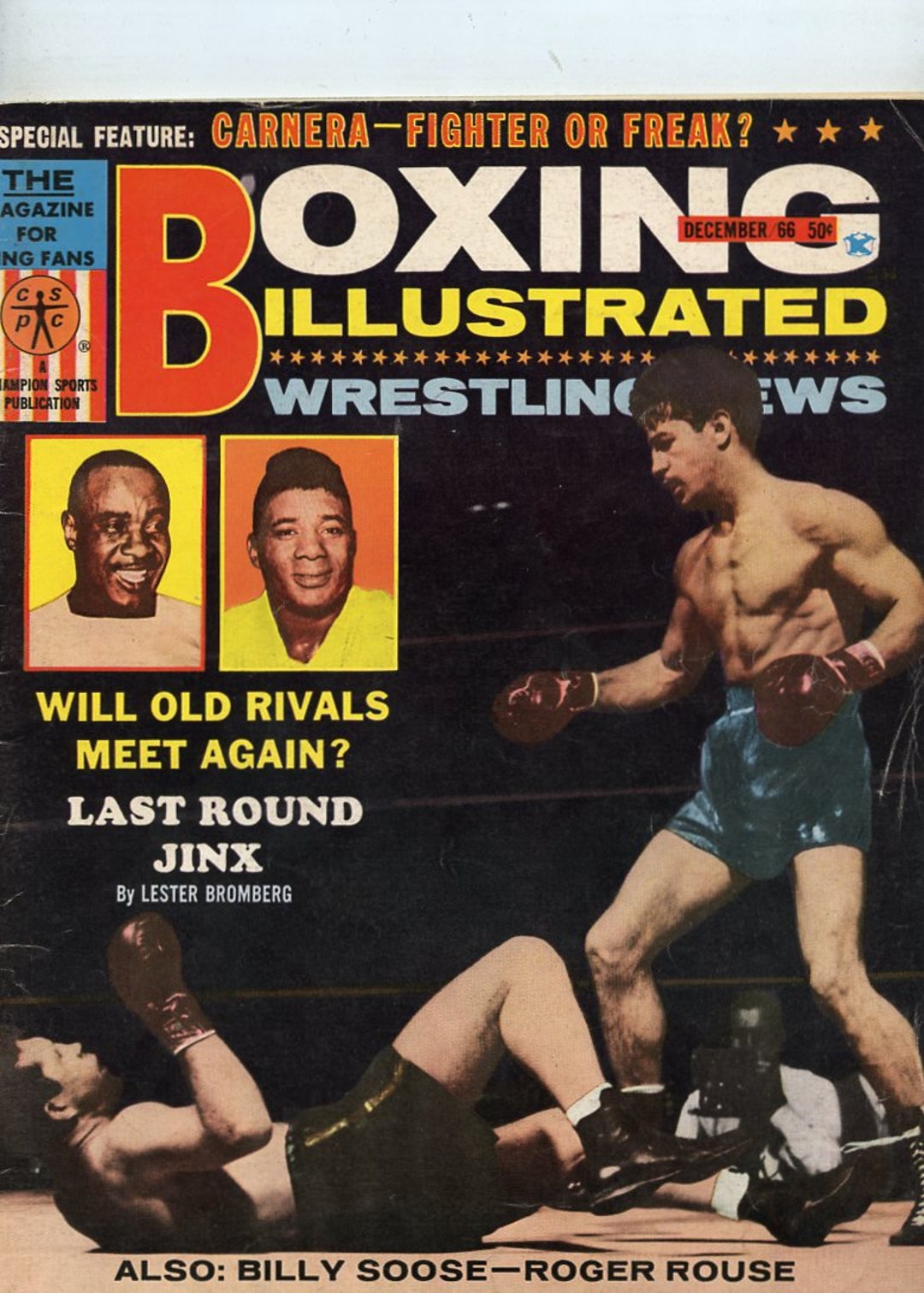 Boxing Illustrated Magazine Floyd Patterson December 1966 - Etsy