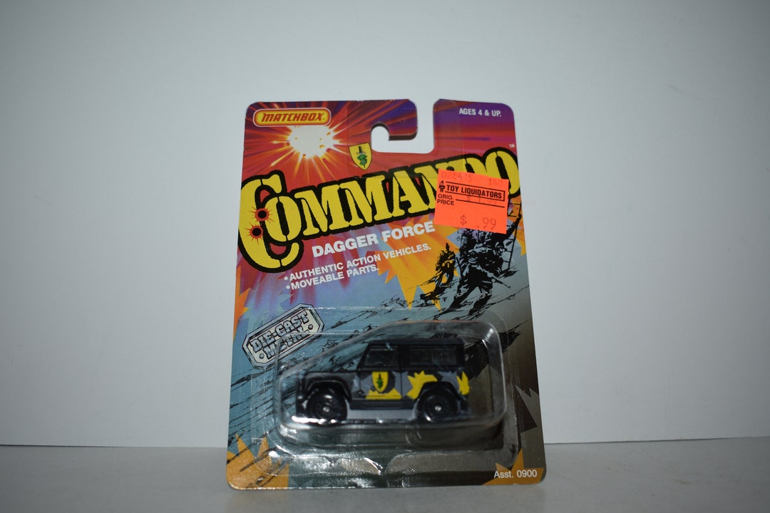 Matchbox Commando Dagger Force Land Rover Ninety 1988 MOC - Etsy