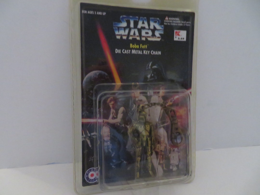 Placo Toys Star Wars Boba Fett Diecast Key Chain Metal 1997 NIP - Etsy