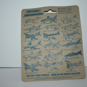 Matchbox Skybusters SB3 A300B Lufthansa Passenger Jet 1970's MOC - Etsy