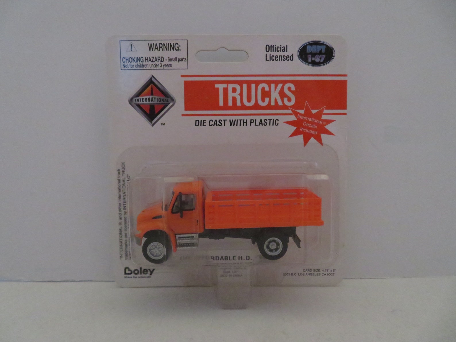Boley Dept International Stake Truck Orange 1:87 Scale 2001 - Etsy