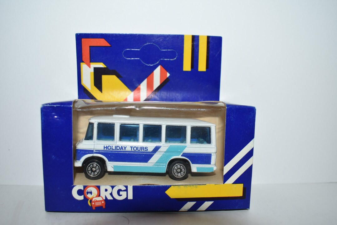 Corgi Holiday Tours Passenger Bus Coach Blue & White 1984 Sealed - Etsy