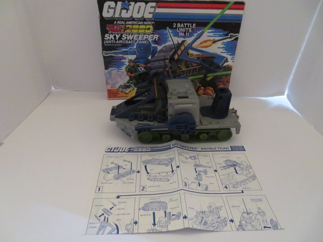 Hasbro GI Joe ARAH Battle Force 2000 Sky Sweeper W/instruction & Cut ...