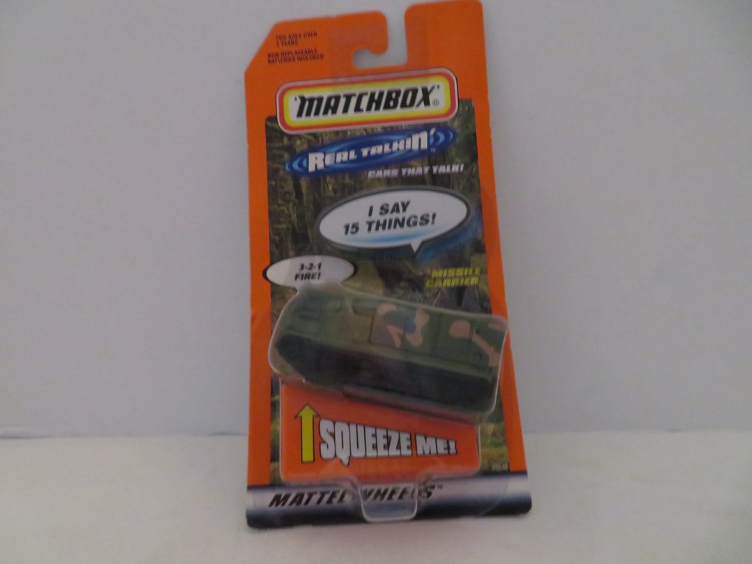 Matchbox Real Talkin Missile Launcher Green Camo 1998 MOC - Etsy