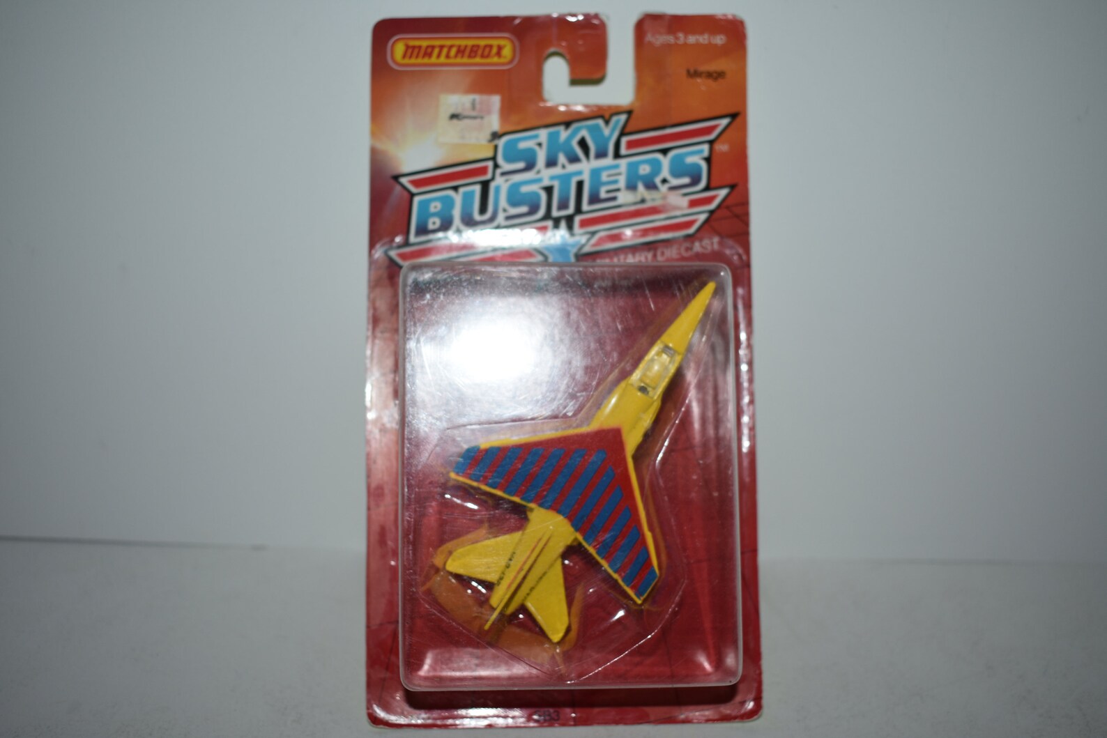 Matchbox Sky Busters Mirage Fighter Jet Yellow Red & Blue 1988 - Etsy
