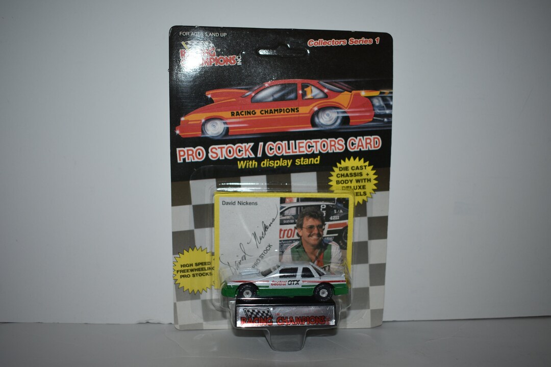 Racing Champions Pro Stock Series 1 W/stand David Nickens - Etsy