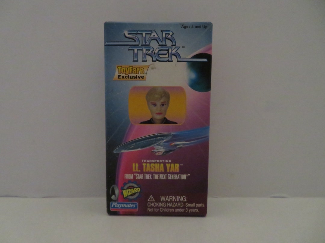 Playmates Star Trek Toyfare Exclusive Lt Tasha Yar Transporting 1998 ...