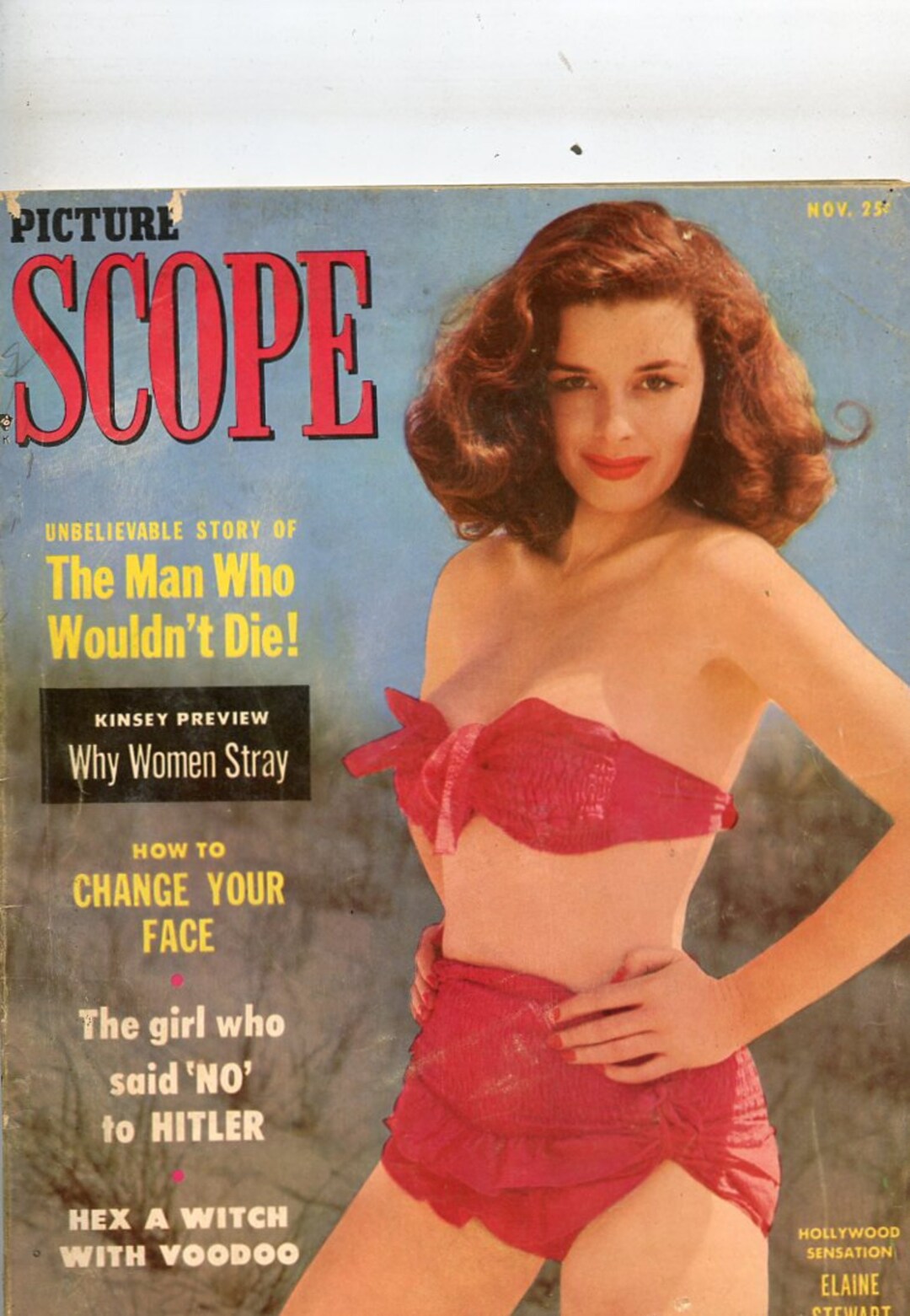 Picture Scope Men's Interest Magazine Vol 2 1 November 1953 G/VG 3.0 - Etsy