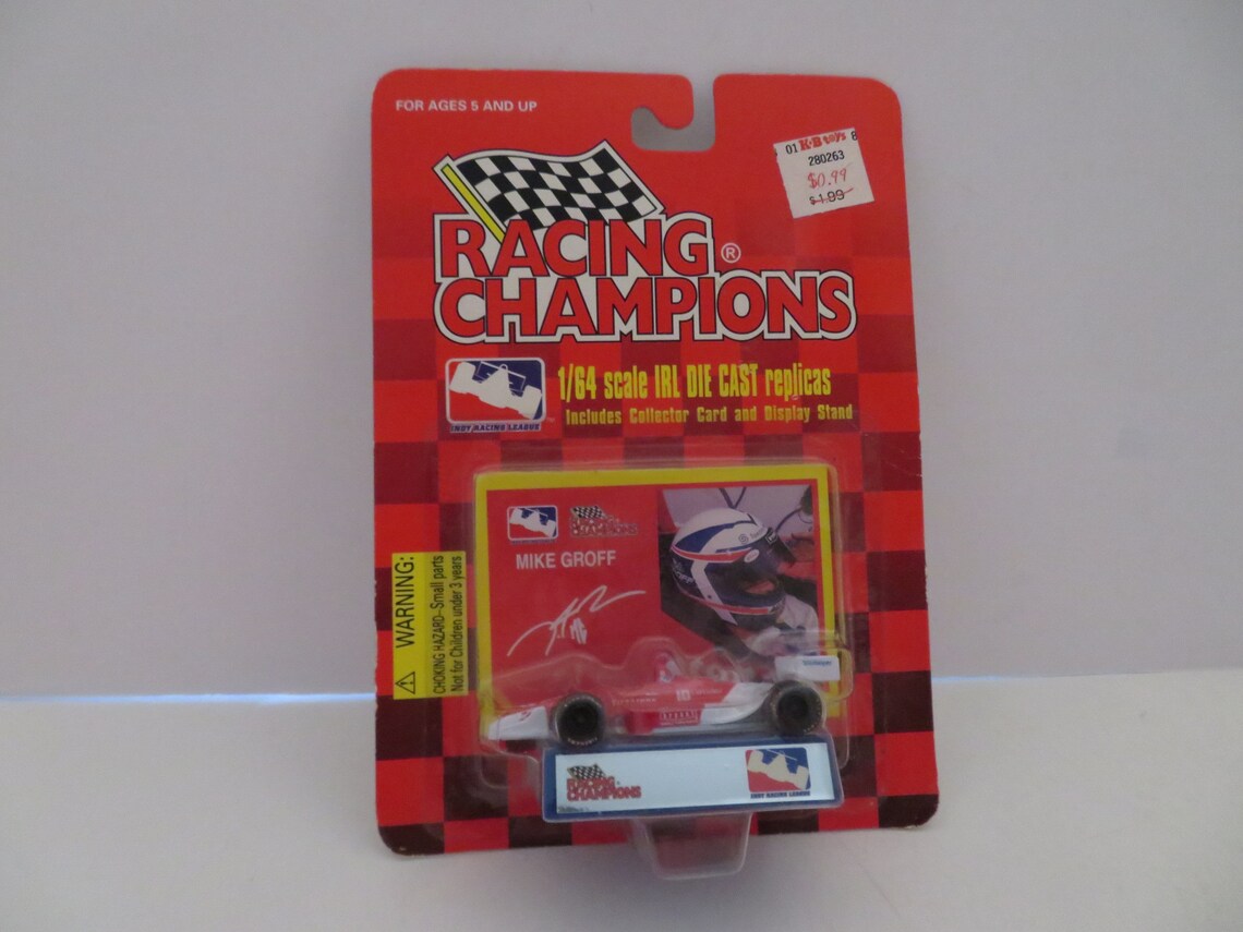Racing Champions IRL Diecast Indy Car Replica Mike Groff 1:64 - Etsy