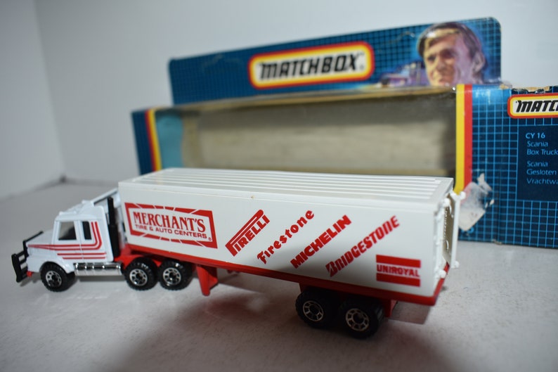 Matchbox CY-16 Convoy Scania Box Truck Merchants Tire & Auto | Etsy