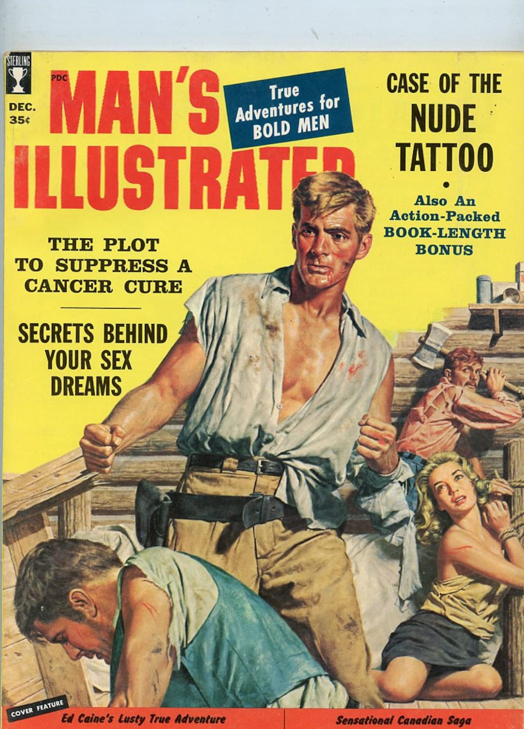 Man's Illustrated Men's Interest Magazine Vol 4 6 December 1958 FN 6.0 ...