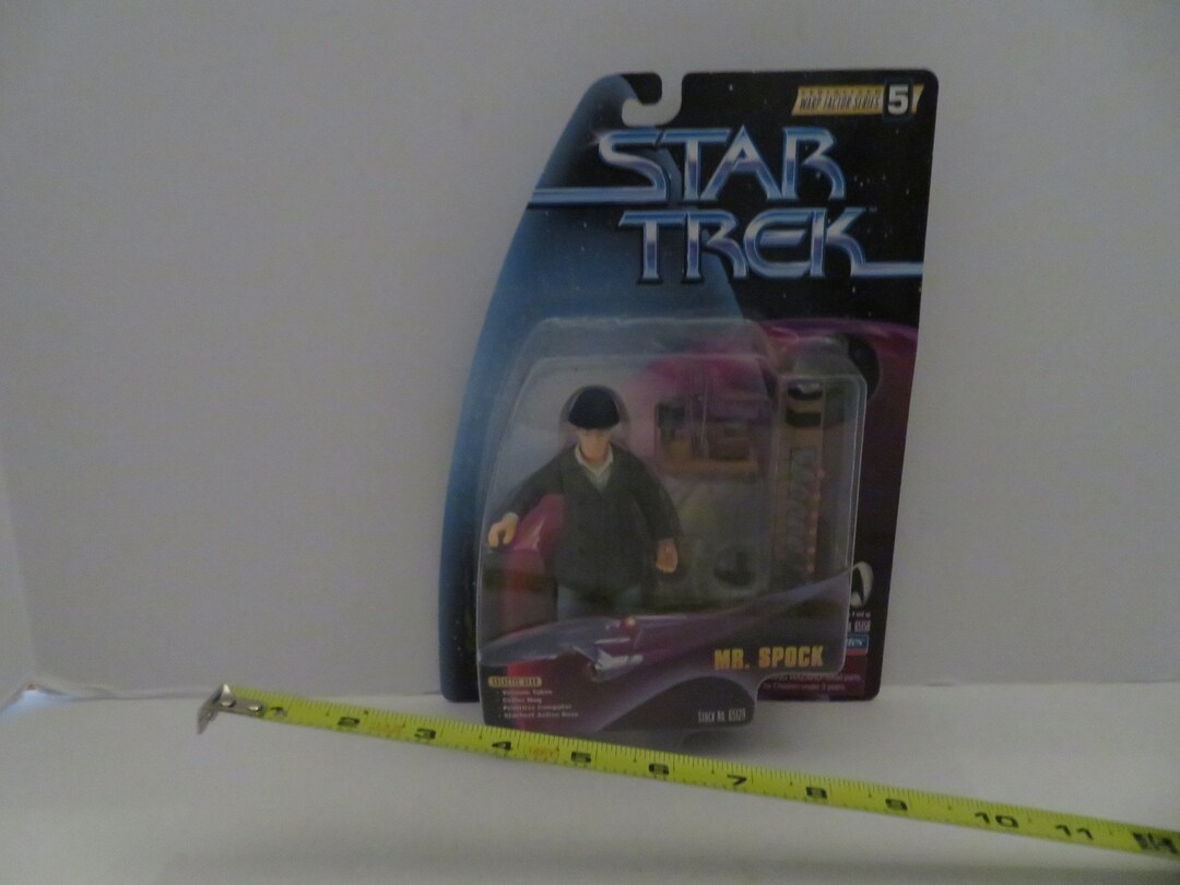 Playmates Star Trek WARP Factor 5 Mr Spock Edge of Forever Figure 1998 ...