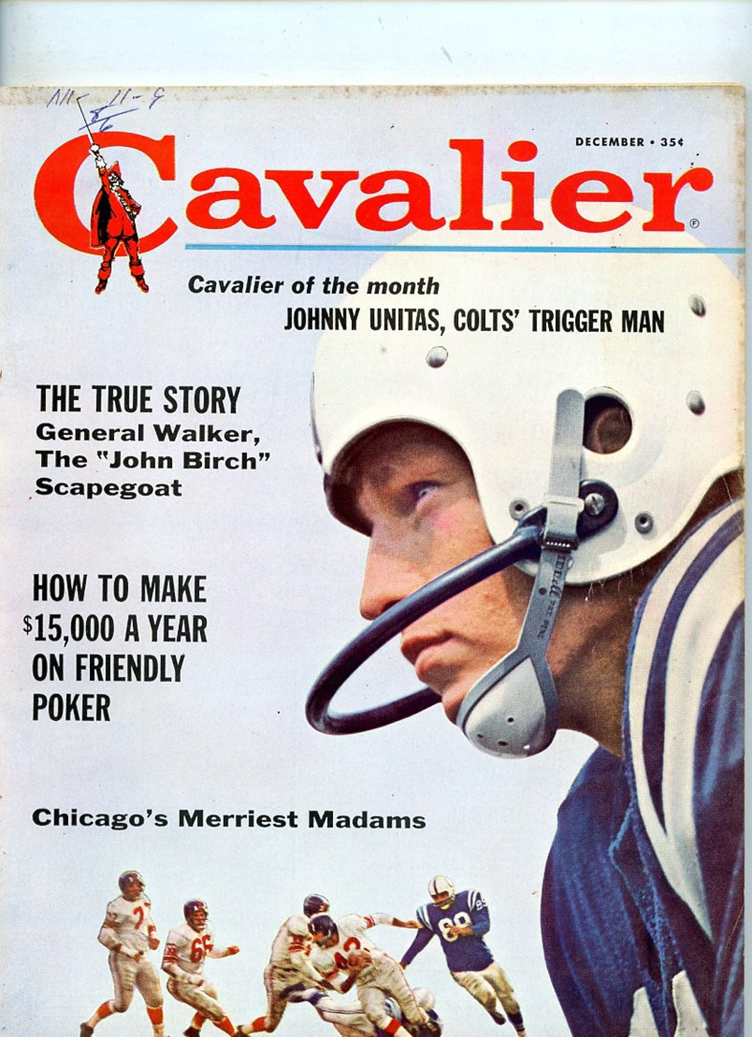 Cavalier Men's Interest Magazine December 1961 VG/F 5.0 - Etsy
