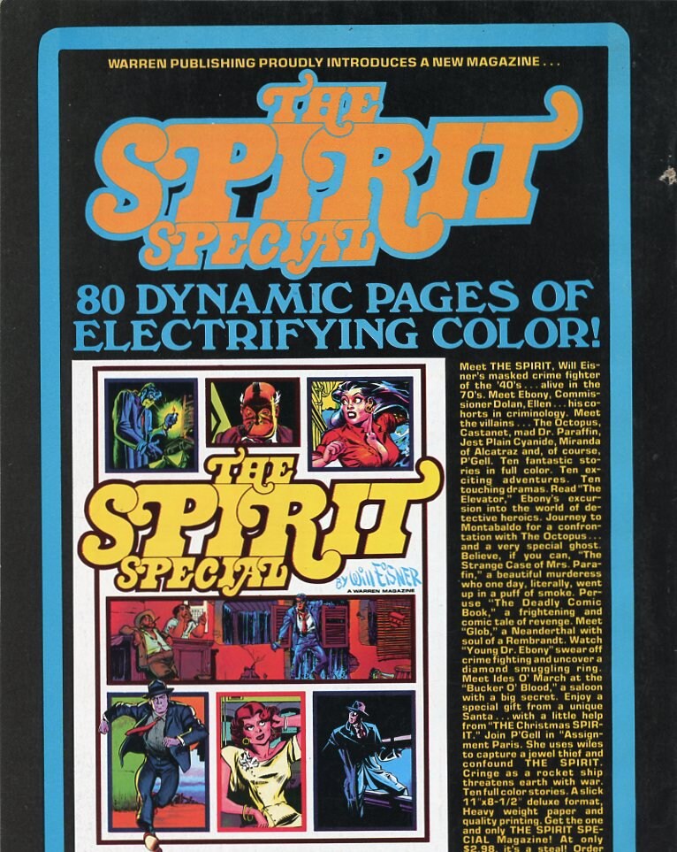The Spirit Magazine the Christmas Spirit 12 FN 6.0 1976 - Etsy