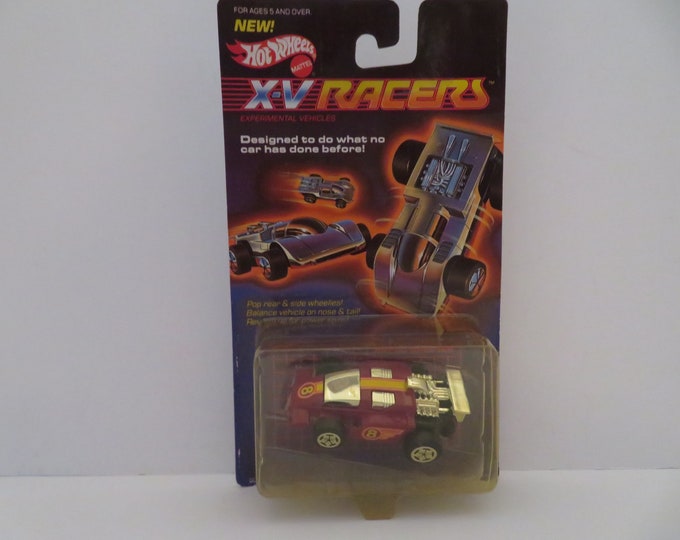 Hot Wheels X-V Racers Speed Spinners 8 Dark Red 1985 MOC - Etsy