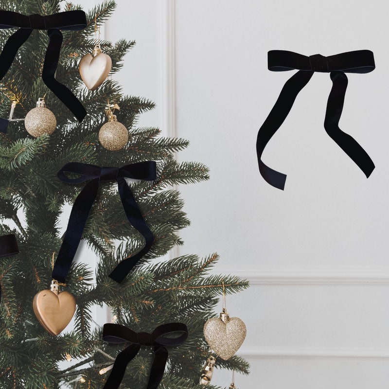 Velvet Tree Bow - Etsy