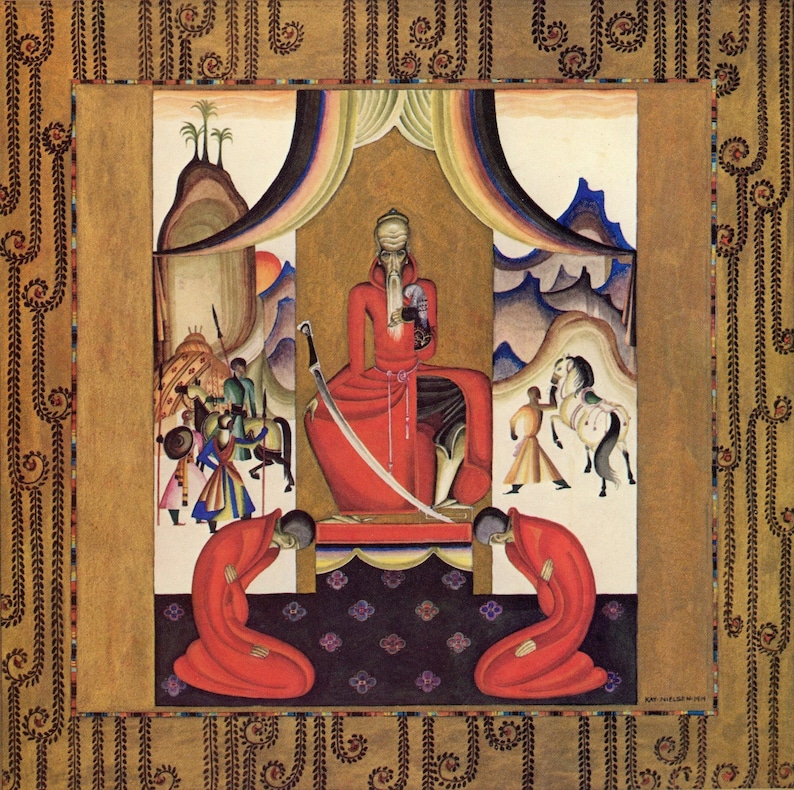 Kay NIELSEN ART DECO Nielsen Print Kay Nielsen Print Vintage Book Plate ...