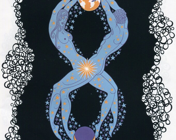 Erte Classic Art Deco Print Alphabet Series l - Etsy