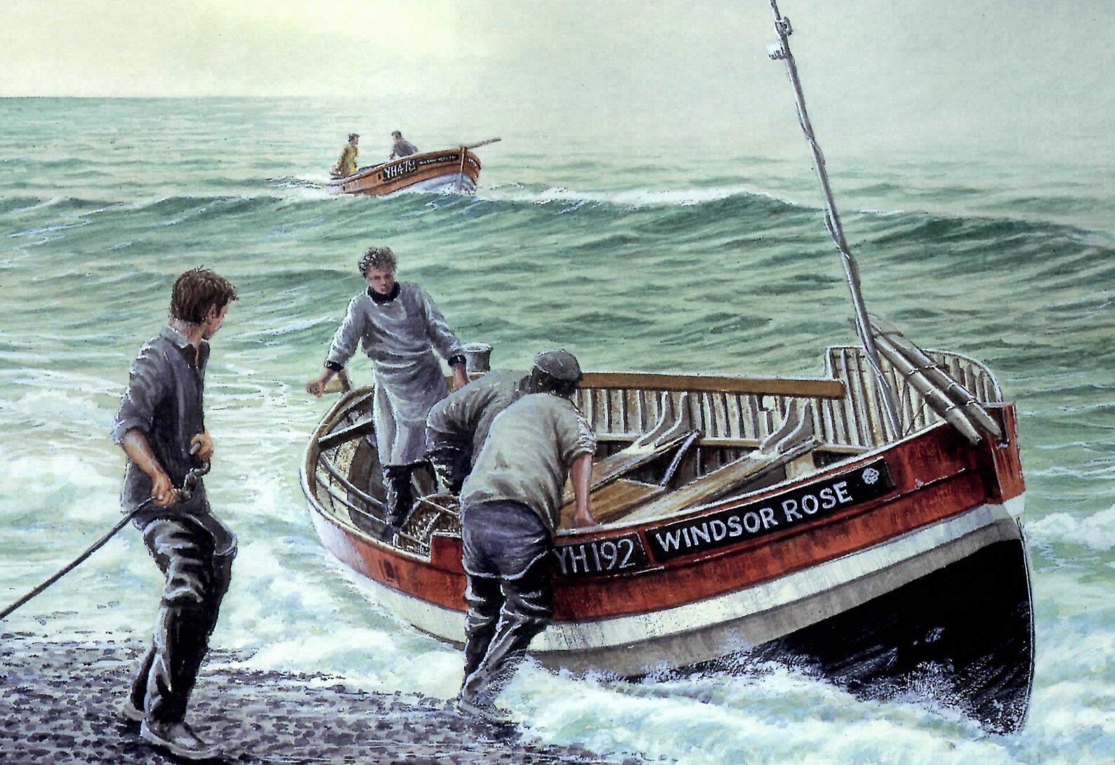 Mick Bensley Original Vintage Print of Norfolk Dated 1990 Sheringham ...